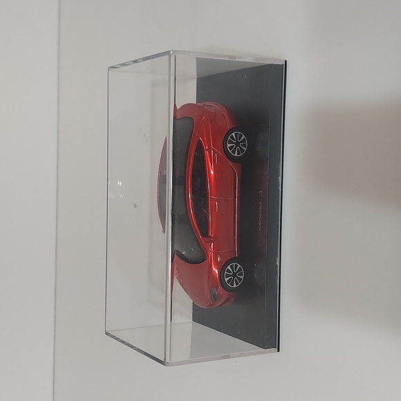 burago | Toys | Tesla 43 Scale In Plastic Cube Made By Burgo Used ...